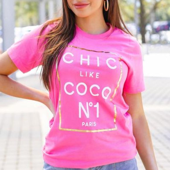 T-Shirt Addicts | Tops | Chic Like Coco No Paris Tshirt | Poshmark